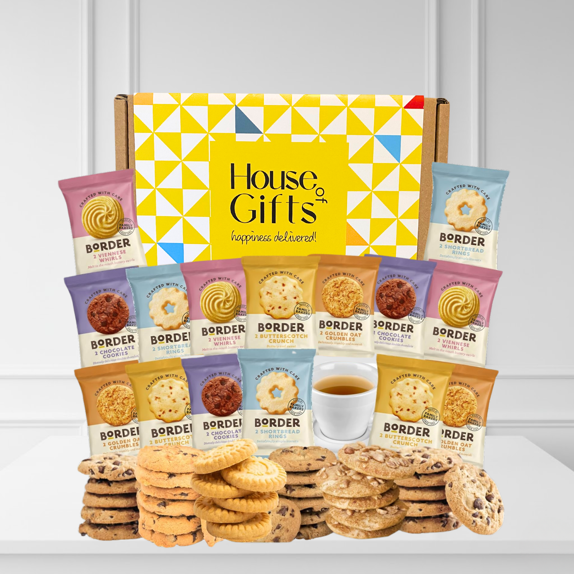 Luxury Border Biscuits Gift Hamper | House of Gifts